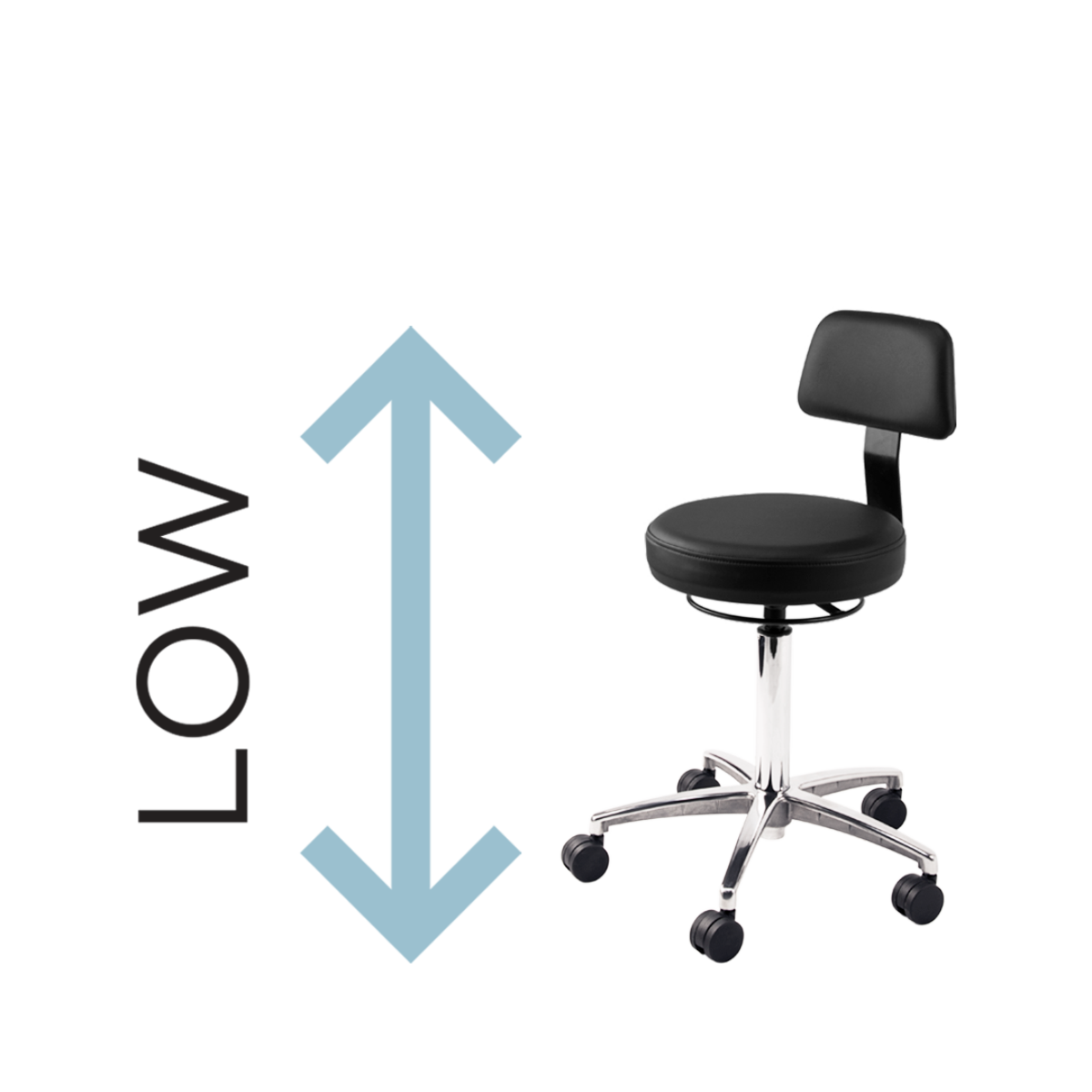 Volta Gas Lift Stool | Alevo