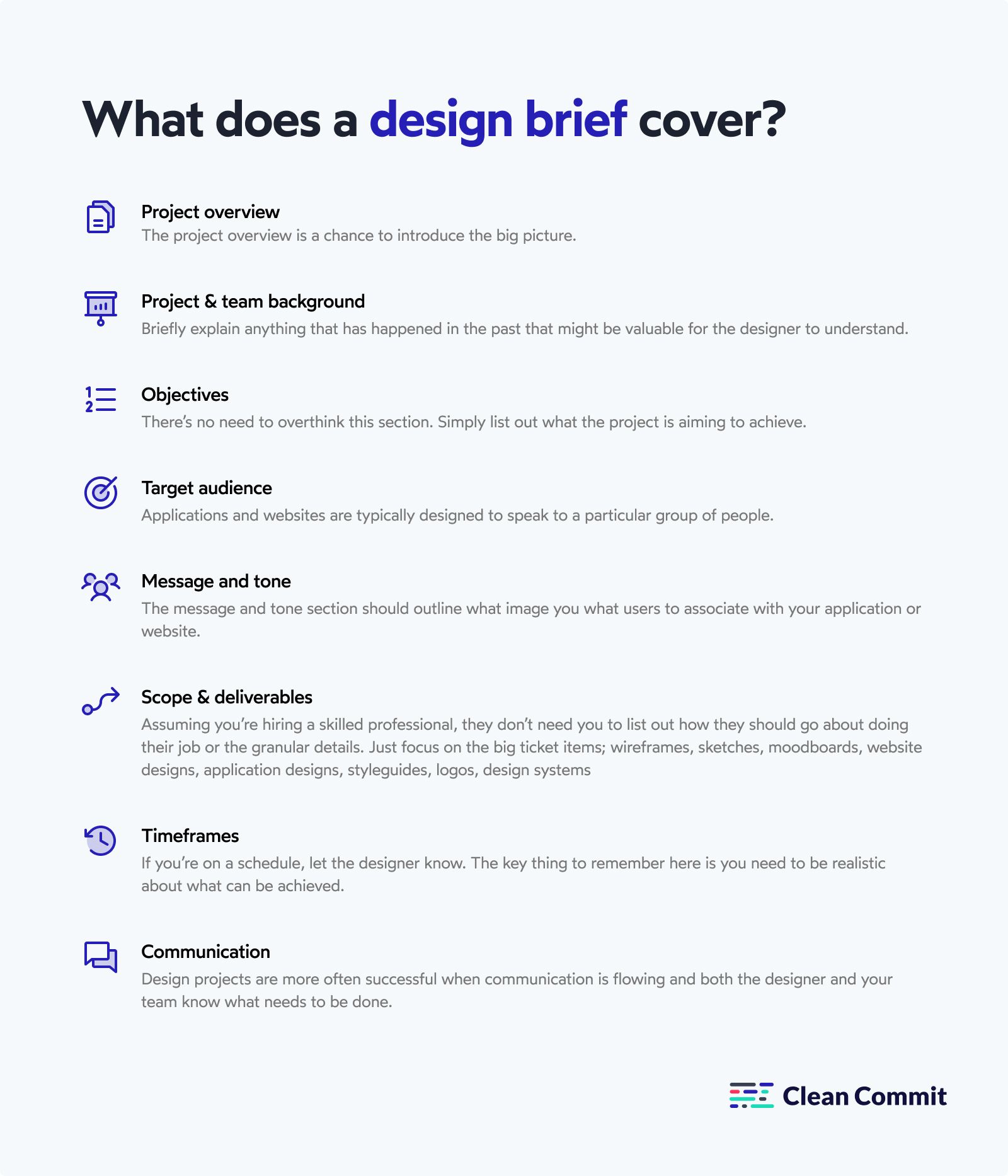 How To Write An Effective Design Brief Clean Commit